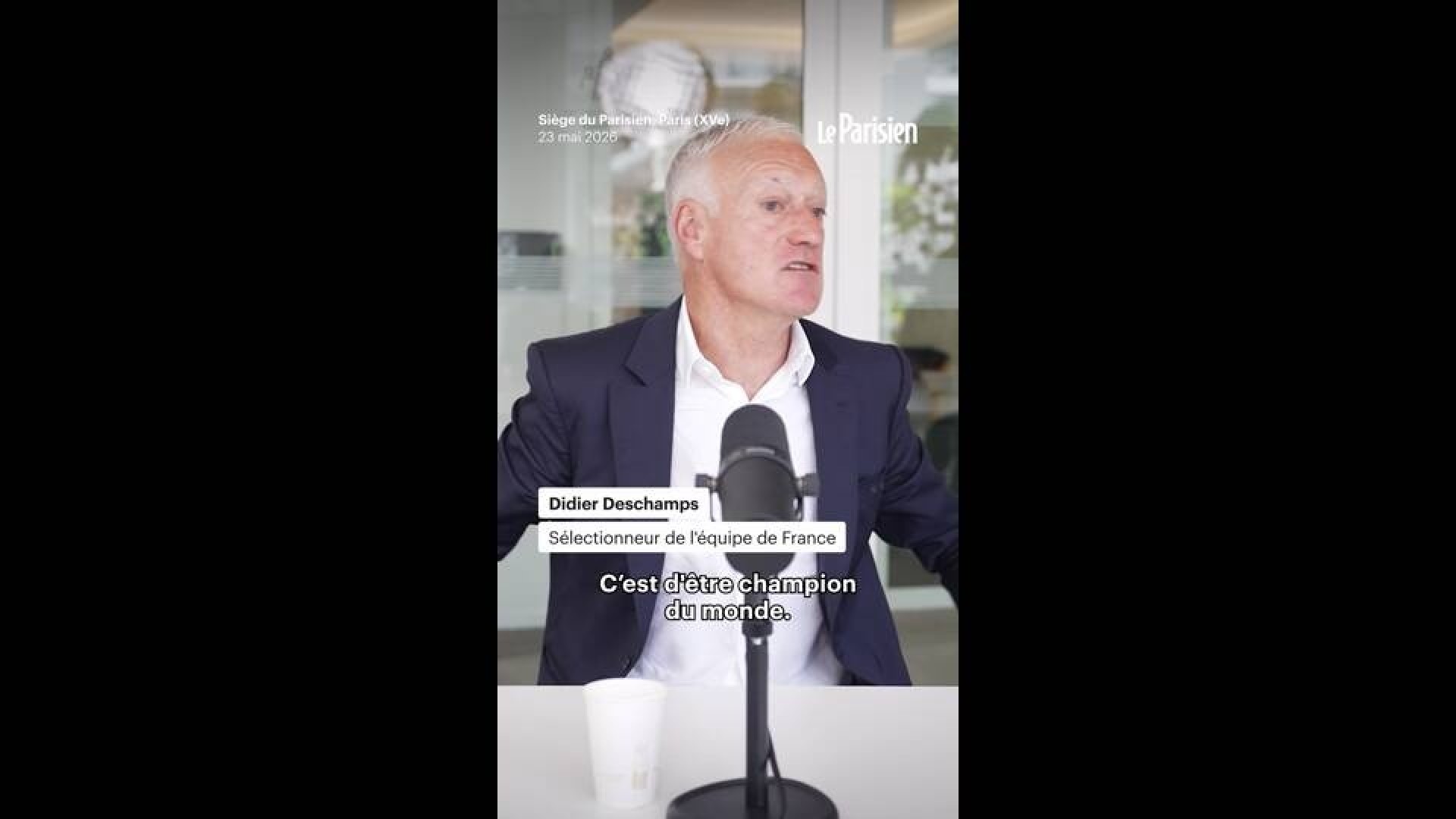 Didier Deschamps : « Gagner la Coupe du monde, c'est le Graal