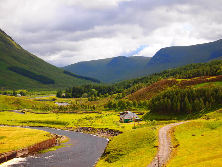 In the UK, this charming tea room nestled in the Scottish Highlands ...