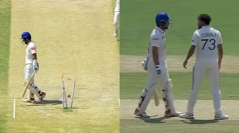 Mohammed Siraj's on-field sledge draws amused reaction from Afghanistan ...