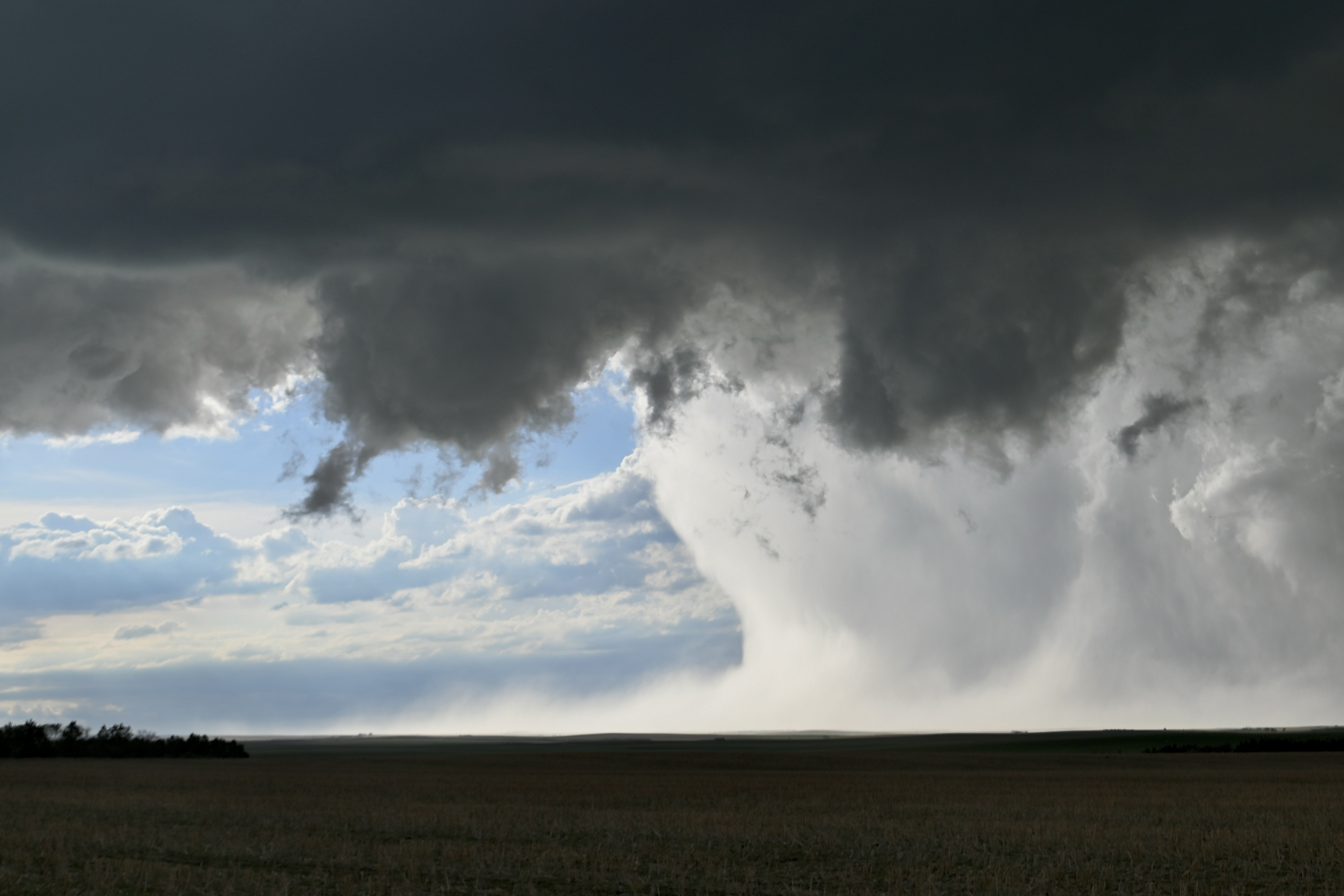 What it's like to chase a tornado that's wrapped in rain