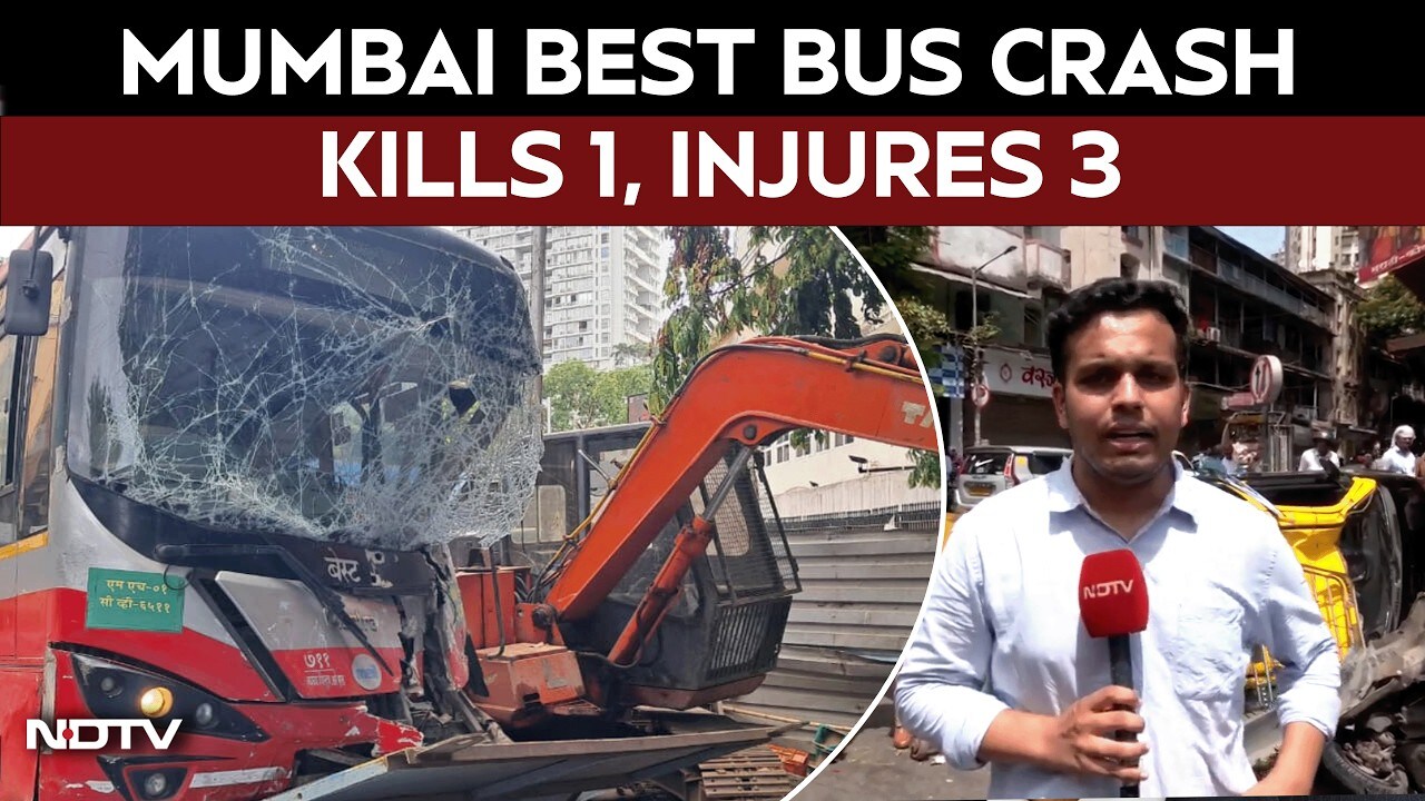 Mumbai BEST accident | BEST bus crashes into several vehicles in Mumbai ...
