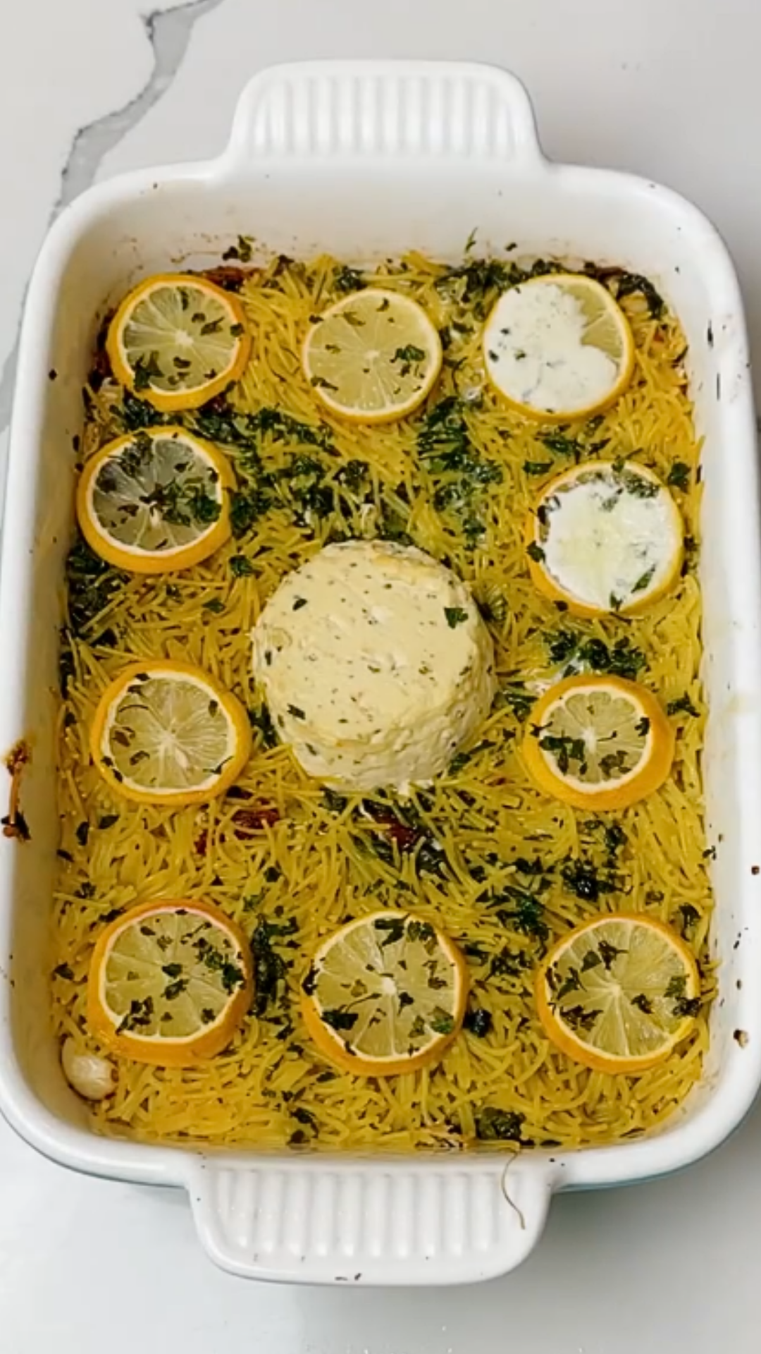 Quick and easy dump-and-bake pasta dinner