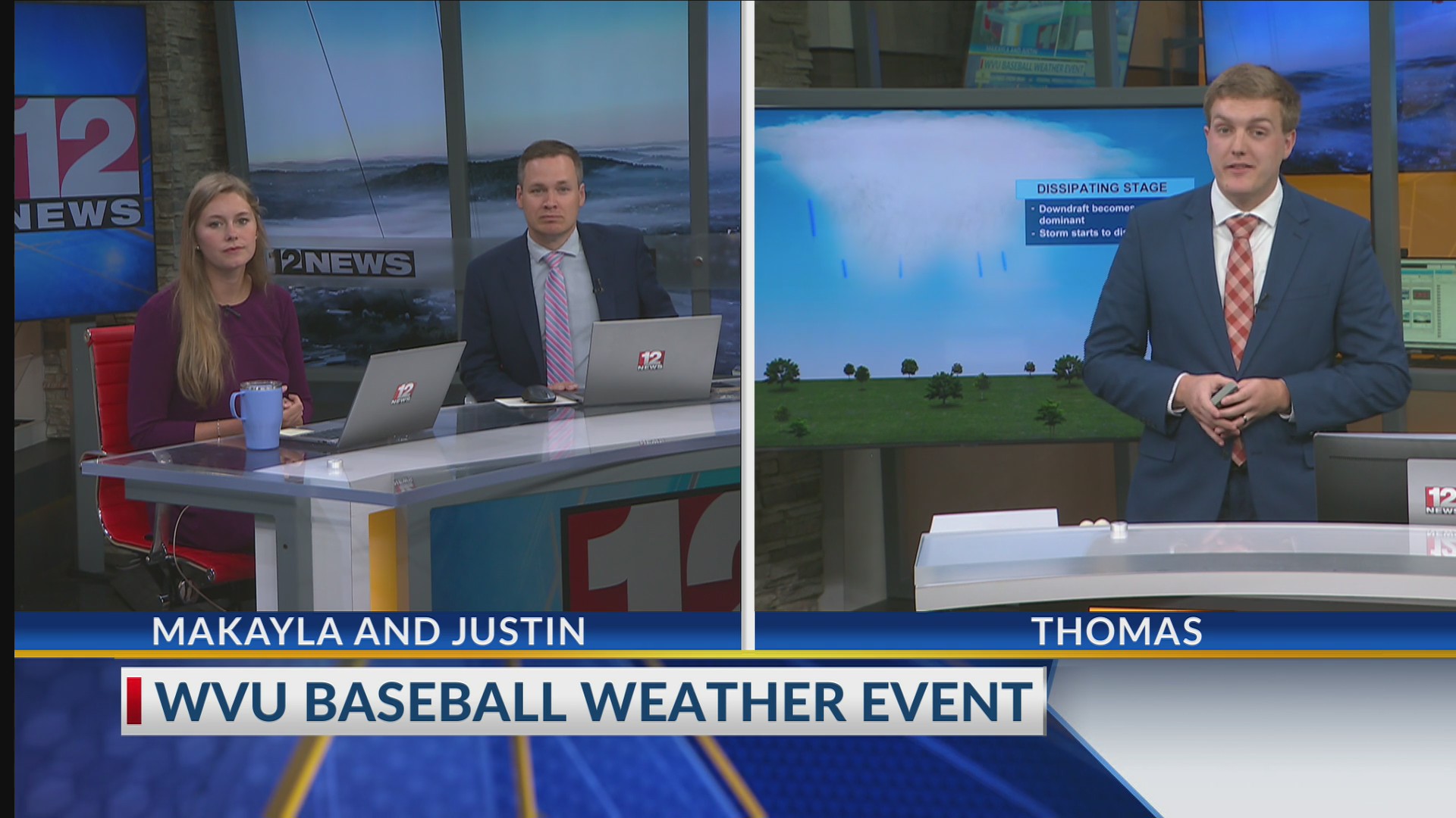 WVU super regional severe weather event explanation