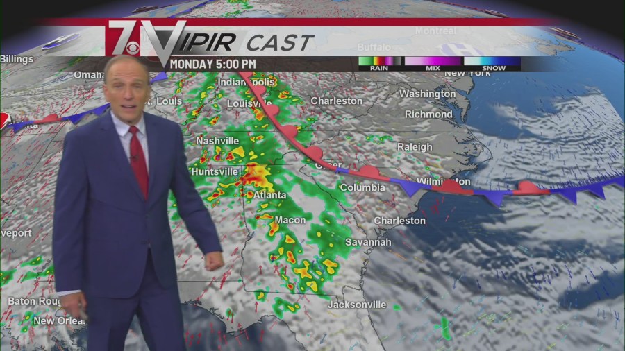 Warm, humid Monday brings afternoon storm chances across the Upstate
