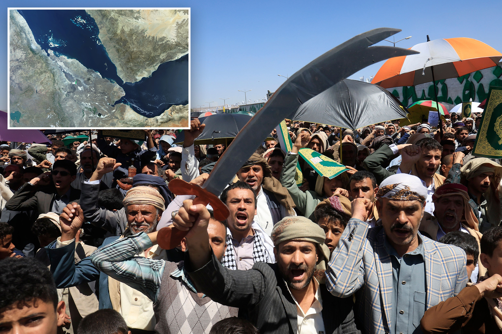 Iranian-backed Houthi rebels vow to block Israeli ships sailing in Red Sea