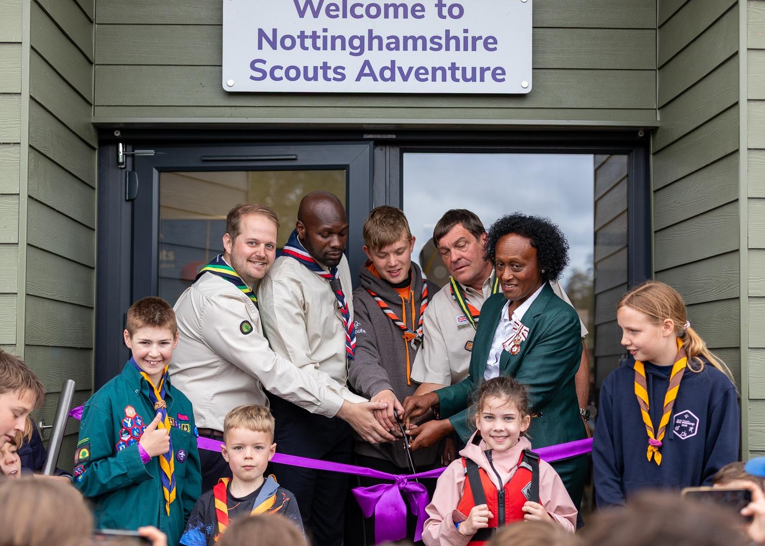 Chief Scout opens new Nottinghamshire Scouts activity centre
