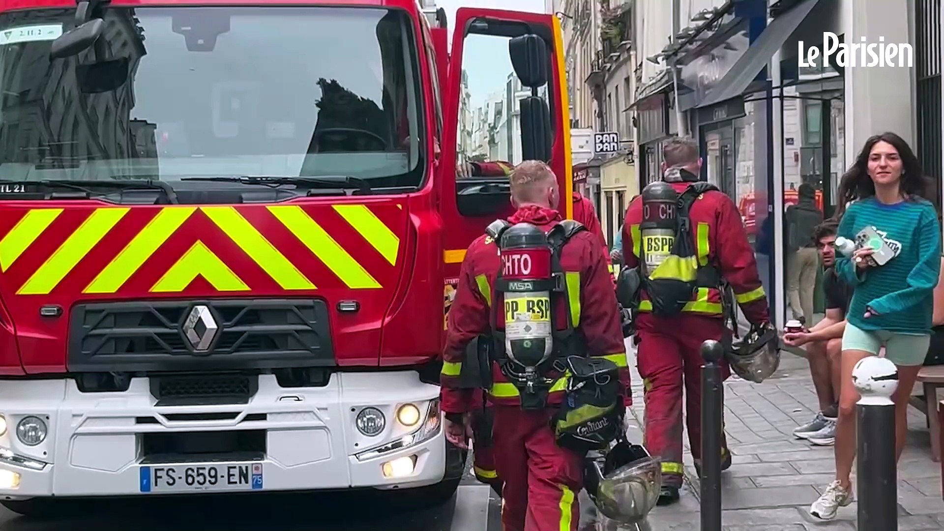 Paris : 5 blessés dans l'incendie d'un immeuble, rue d'Aboukir