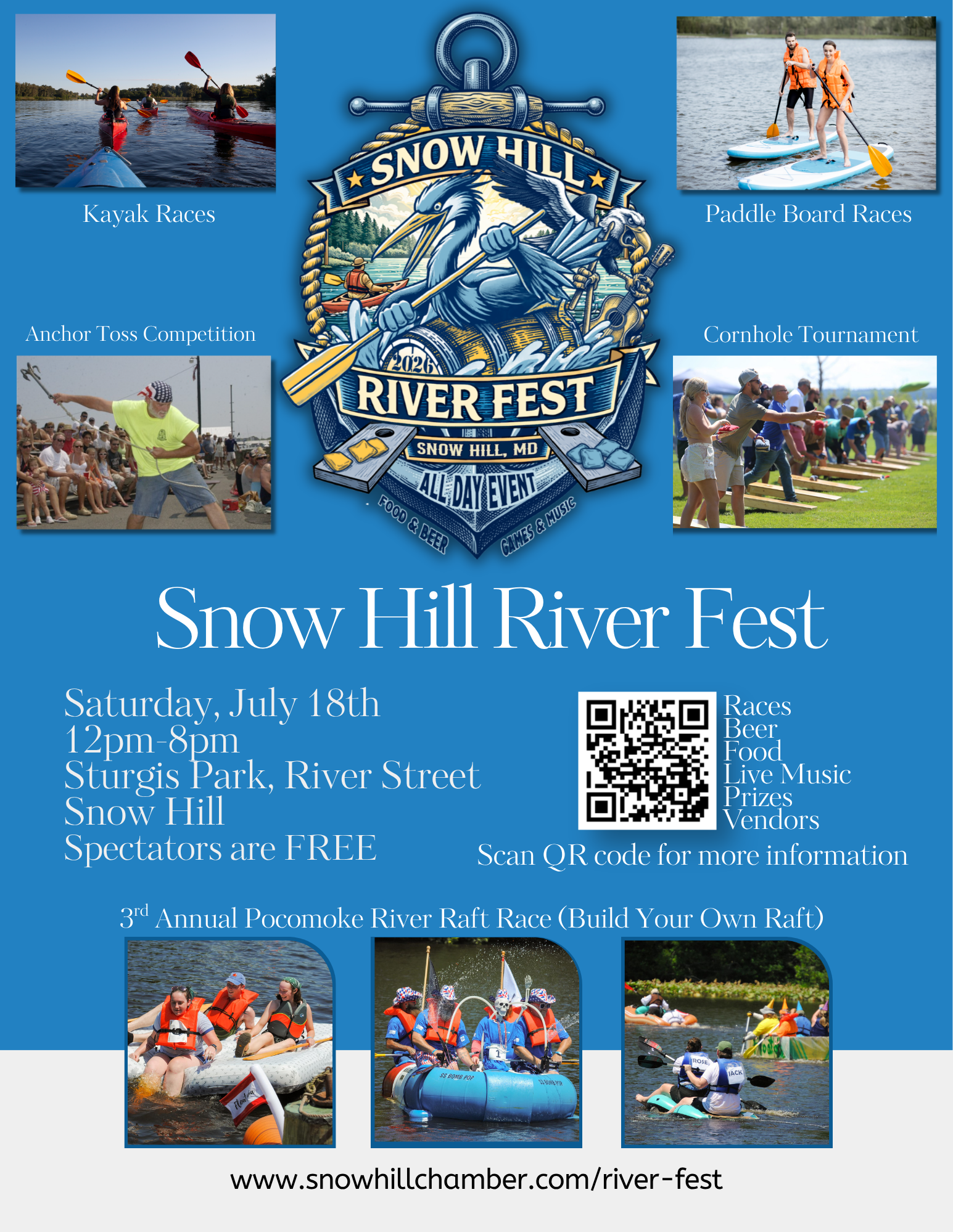 Snow Hill RiverFest brings races, music, family fun July 18