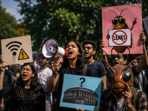 From 'Make in India, not leak in India' to meme-worthy placards: the ...