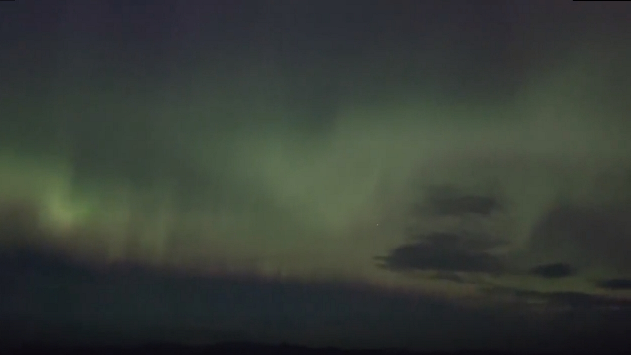 A dazzling display: stunning northern lights illuminates Helena, Montana