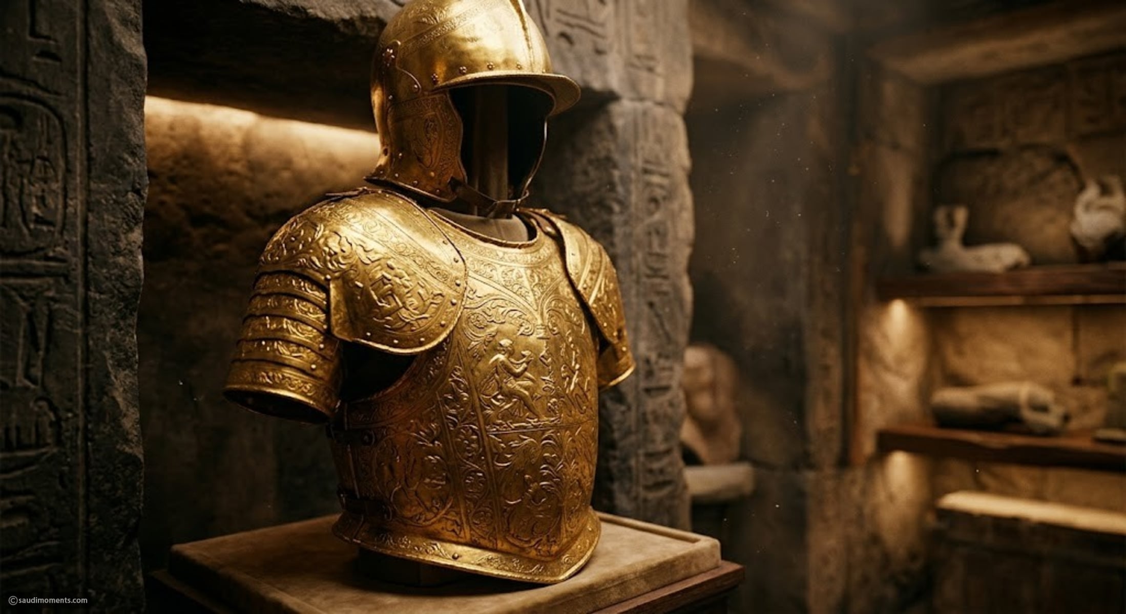 Archaeologists unearth legendary golden armor once believed to be a myth