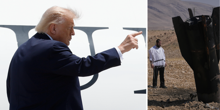Trump rasar mot attackerna: "Israel och Iran måste omedelbart sluta skjuta"