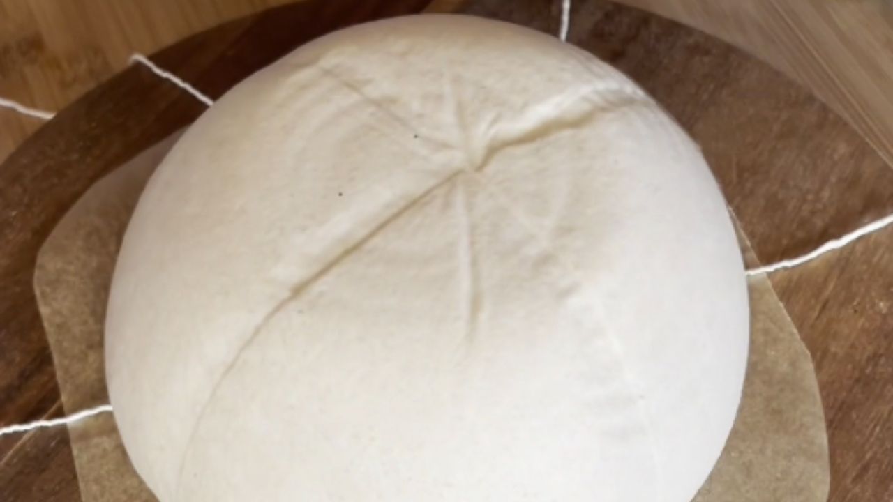 Crafting edible art: Baker makes sourdough bread resembling a flower
