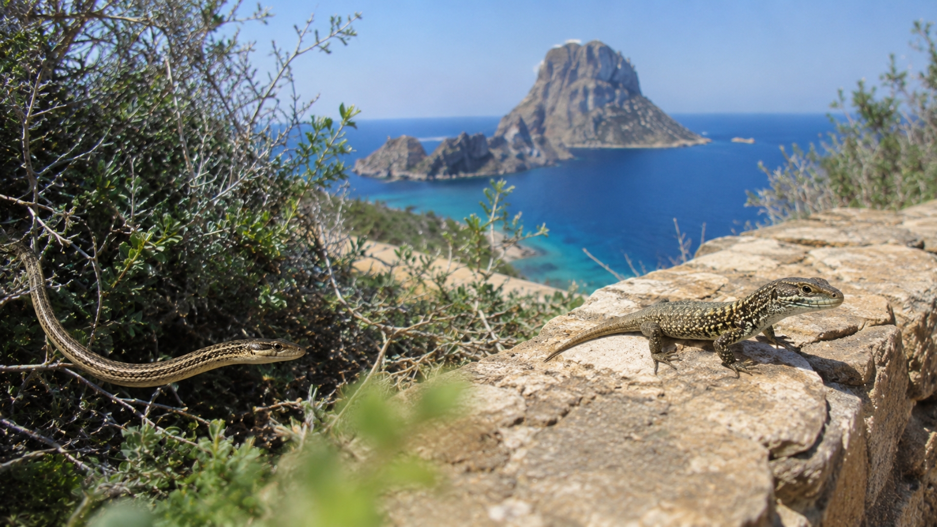 Un serpente invasivo minaccia uno degli animali nativi più iconici di Ibiza