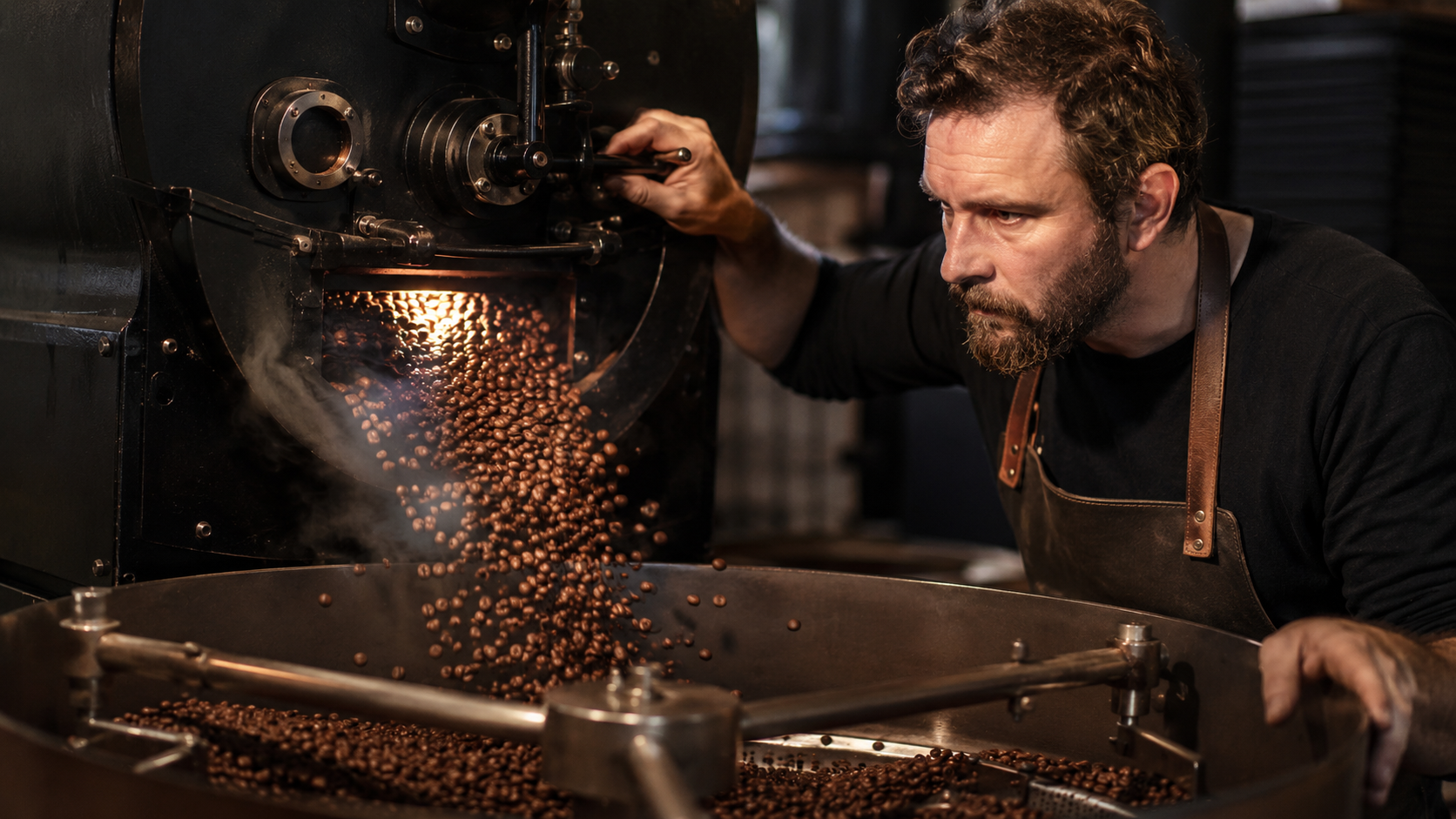 Coffee turned burnt before he found the sweet spot