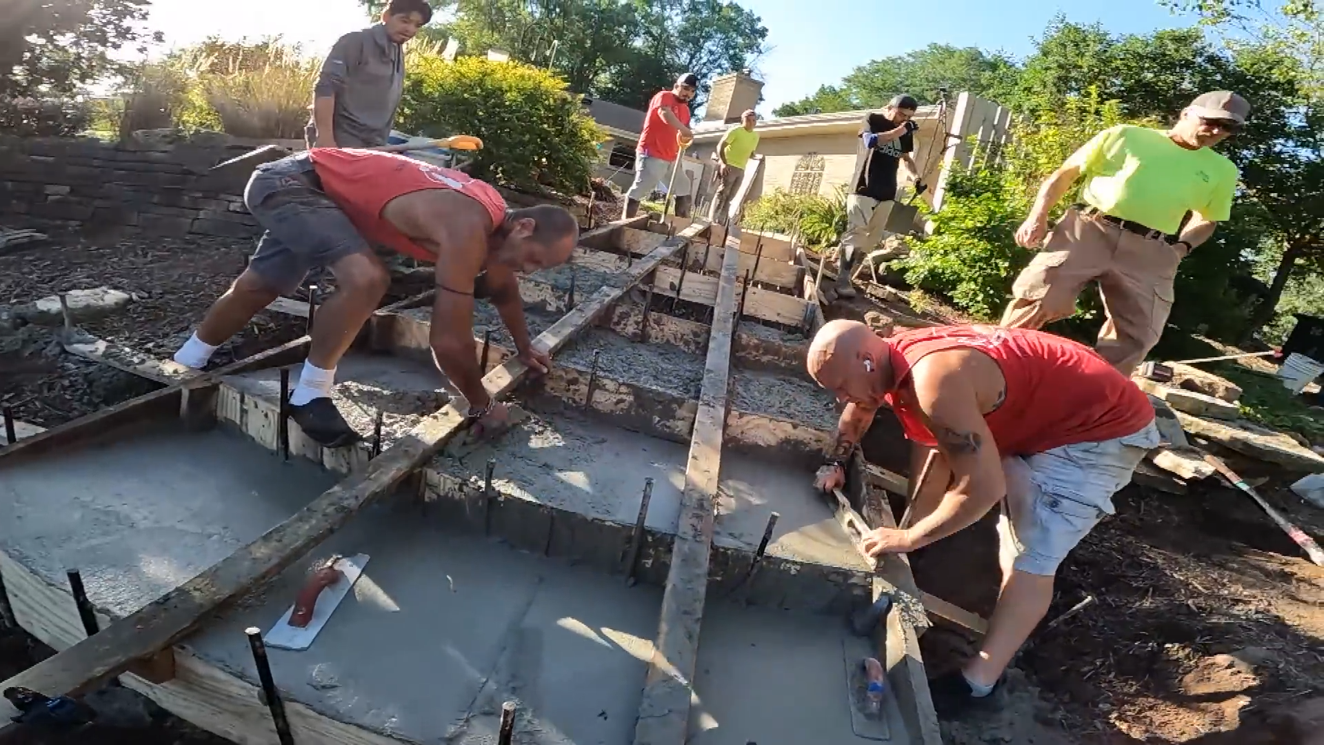 Big concrete job: Steps, driveway & more