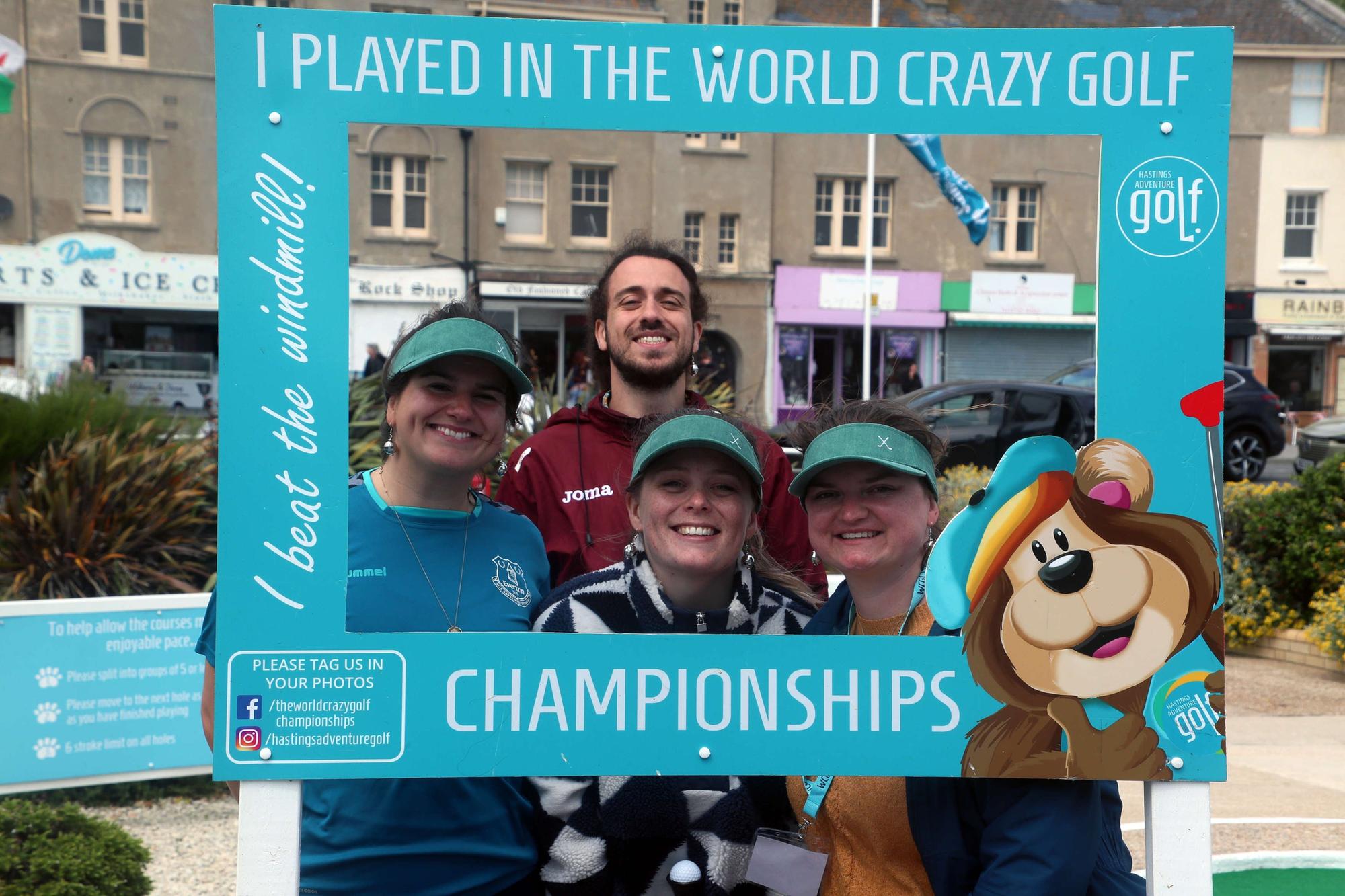 In 23 pictures: High winds add drama as Hastings hosts World Crazy Golf ...