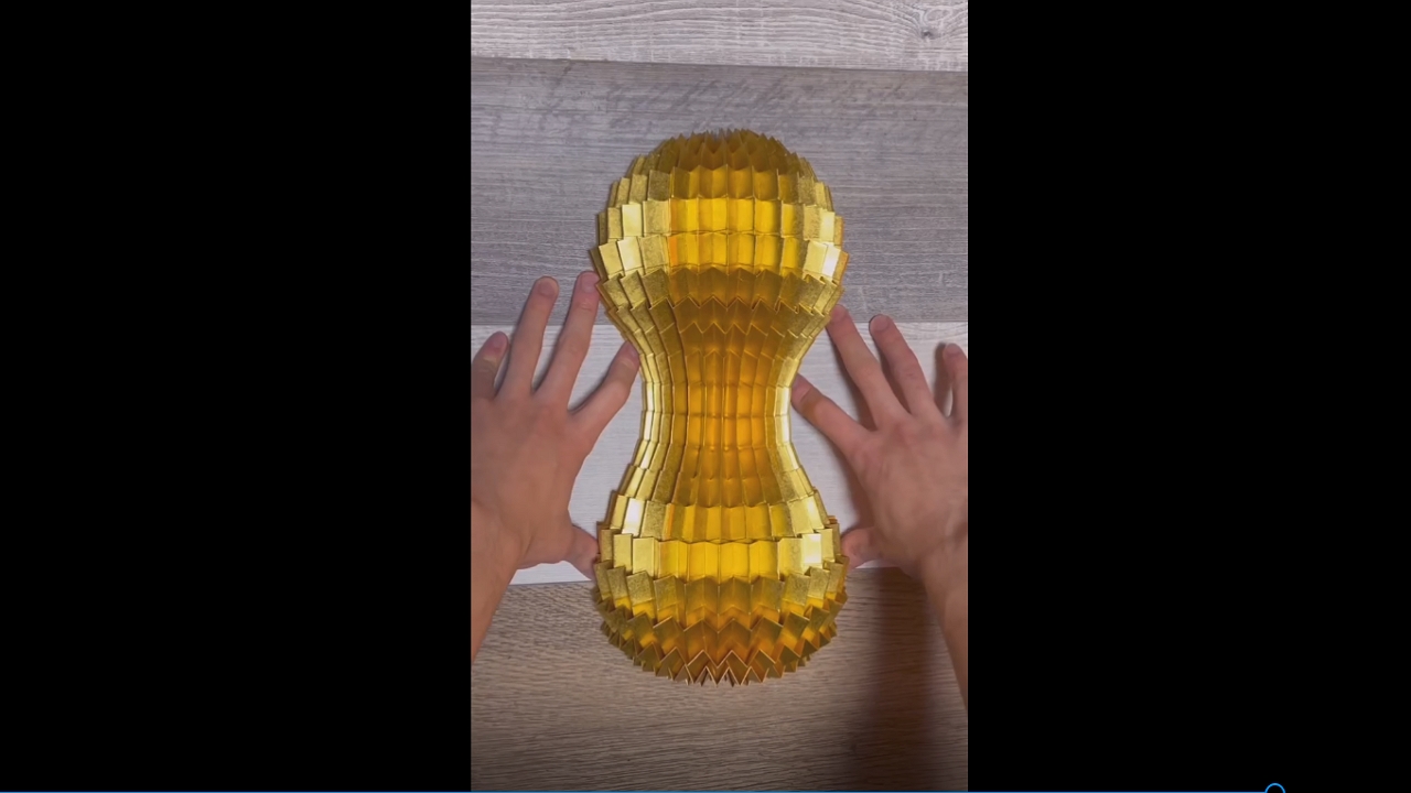 Incredible infinity: mesmerizing origami sculpture unveiled without ...