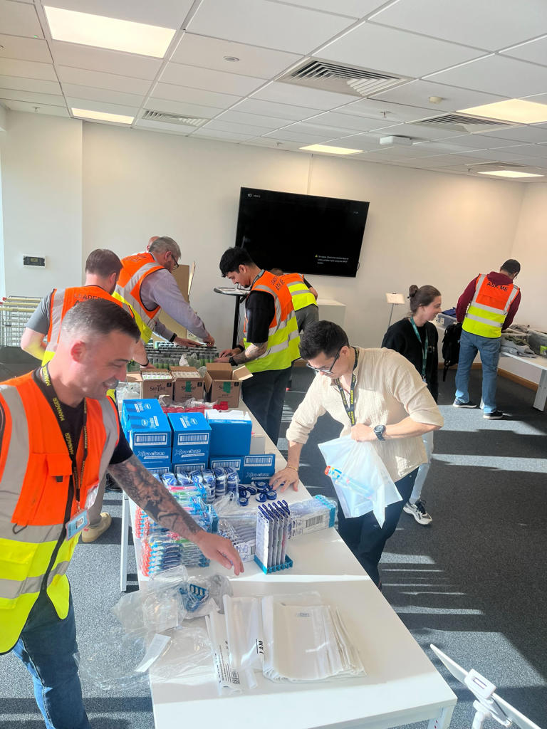 Fife team marks Amazon Global month of volunteering by packing ...