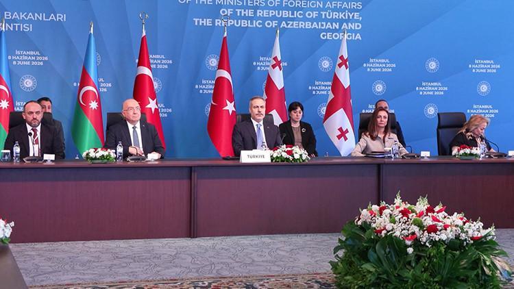 Türkiye-Azerbaycan-Gürcistan üçlü dışişleri bakanları toplantısı ...