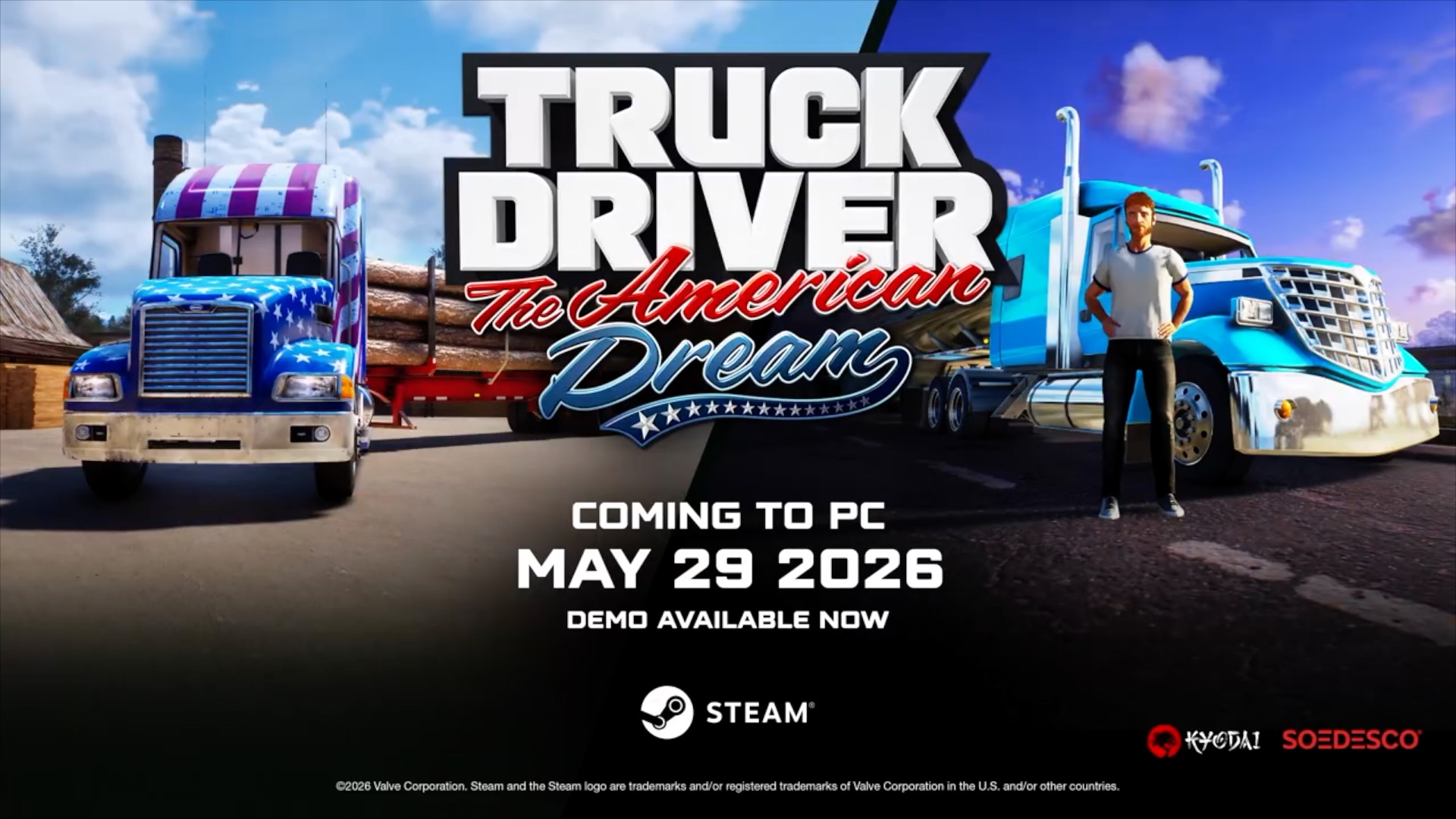 Truck driver the American dream official Steam release date trailer