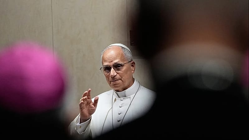Pope Leo XIV denounces 'scourge' of sexual abuse before meeting victims ...