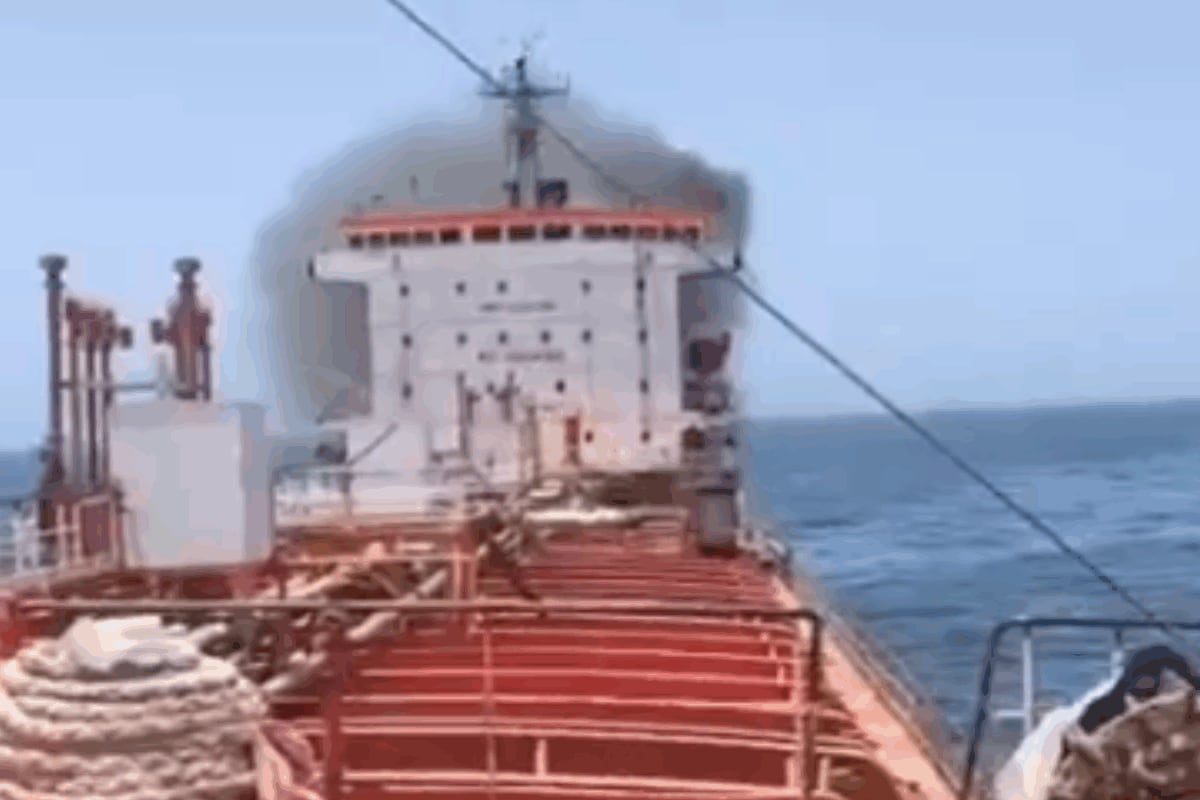 Cargo vessel with Indian crew on board sends SOS call after suspected ...