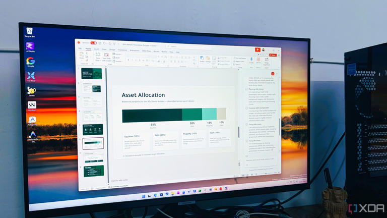 I created a complex presentation using Claude Design, Copilot in ...