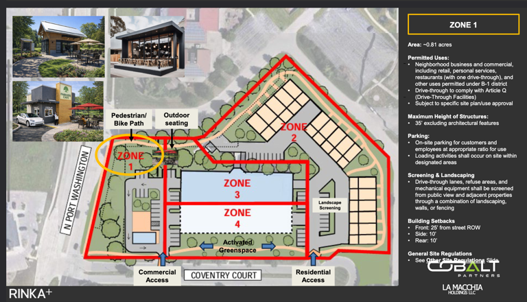 Zoning district for mixed-use plans at former library site hit snag