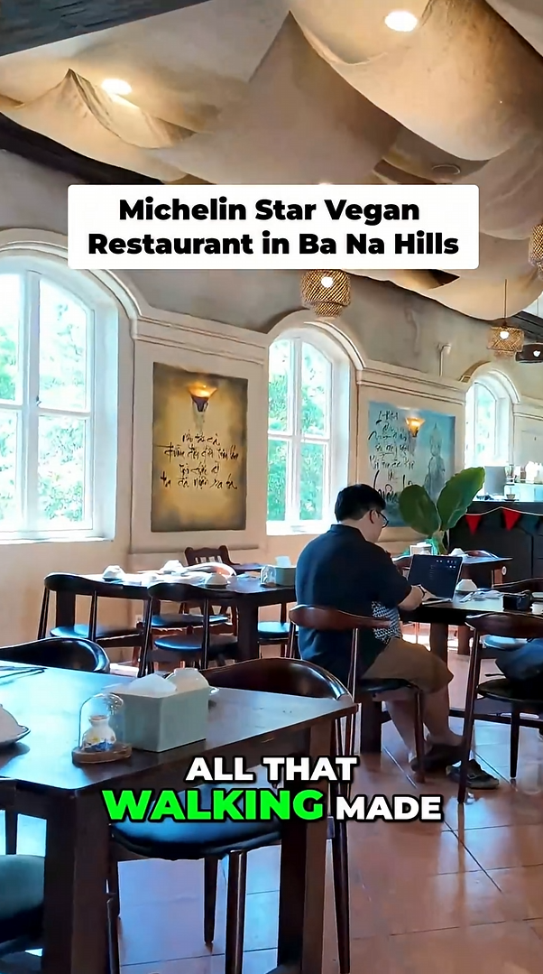 Michelin star vegan restaurant in Danang
