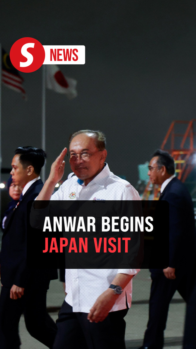 Anwar arrives in Tokyo to bolster Malaysia-Japan ties, attend Nikkei Forum