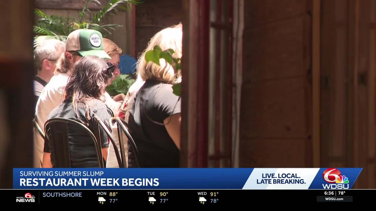 Restaurant week begins with the goal to boost business