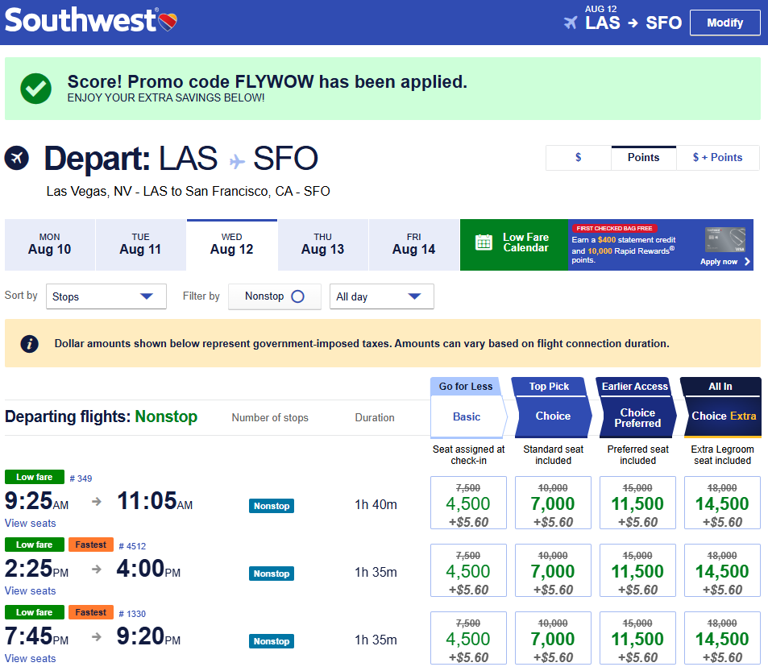 Southwest Airlines offering a 40% discount with a new promo code [book ...