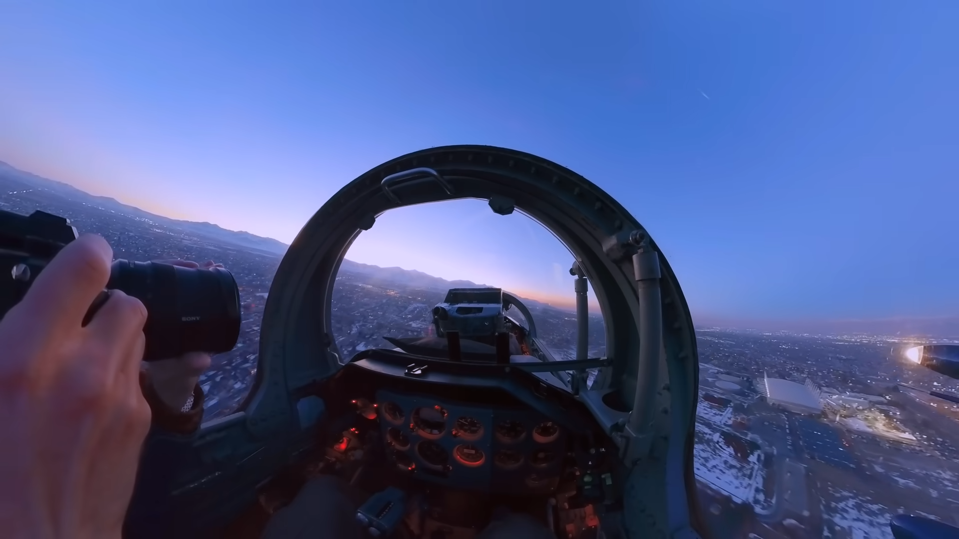 A night landing in a military jet went very wrong