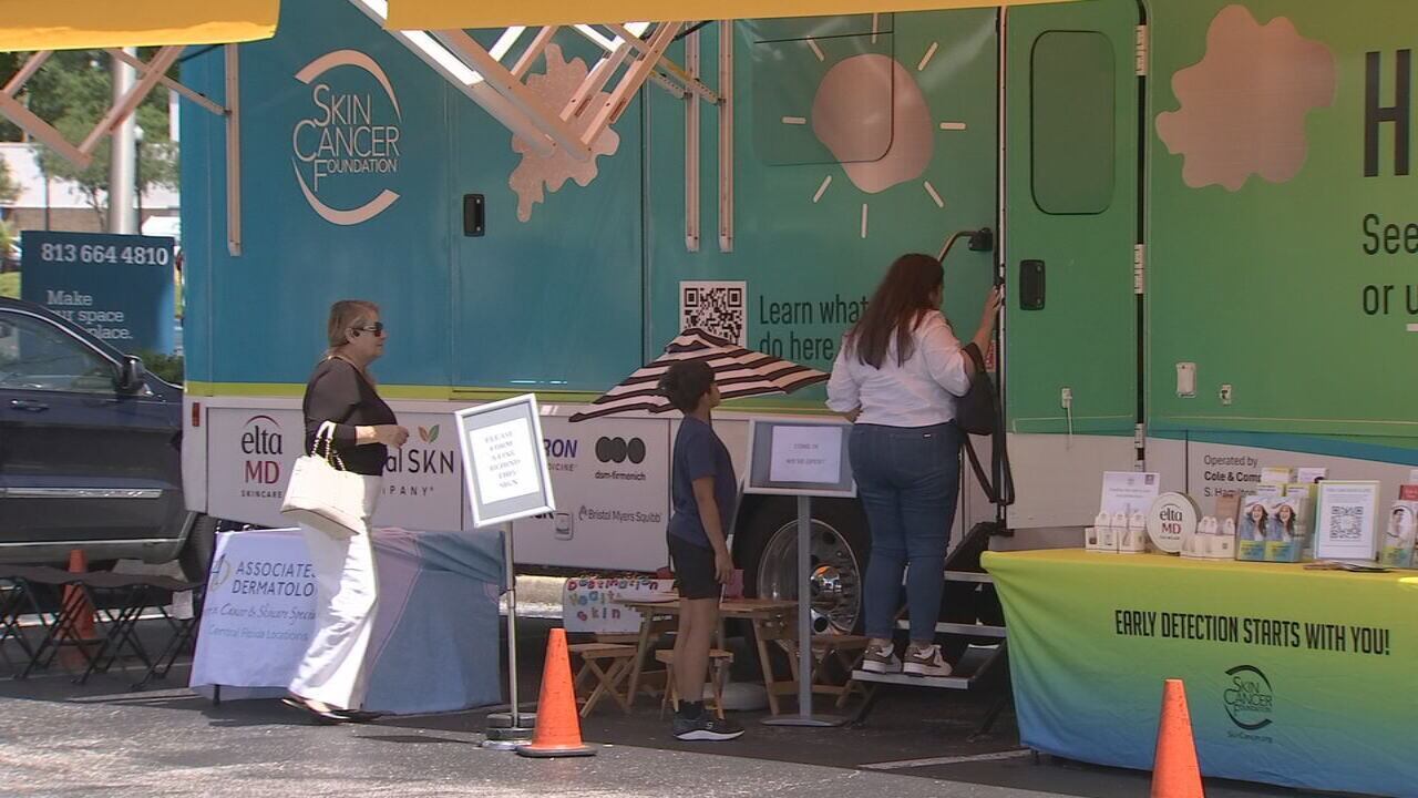 Skin Cancer Foundation’s mobile clinic provides skin checks in Orlando