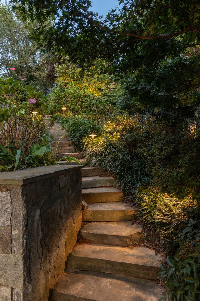 Designers say layered lighting is the secret to a better outdoor space ...