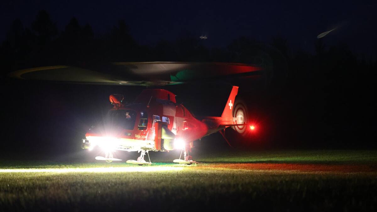 Hund kehrte allein zurück: Rega findet vermisste Frau in Feld