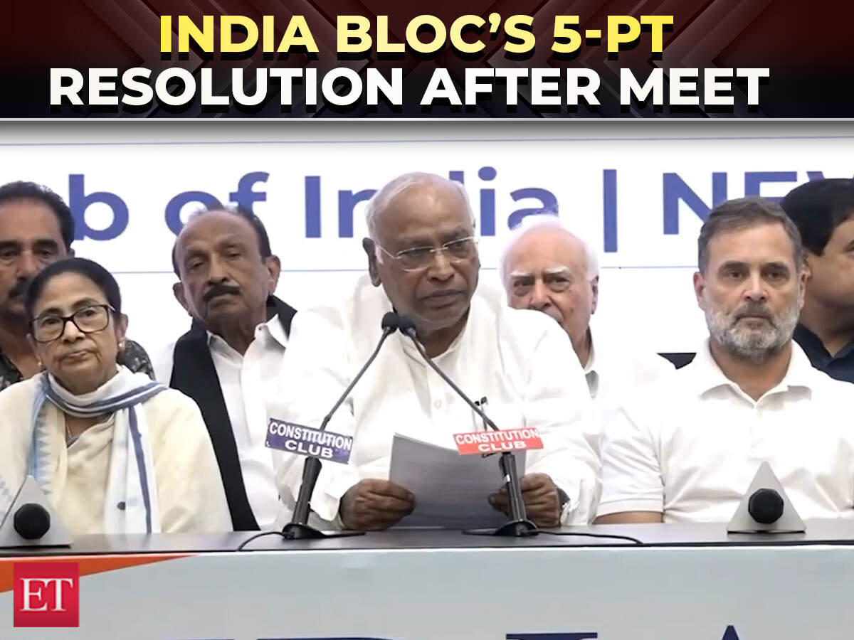 India bloc meeting: From letter to CJI to Pradhan's resignation demand ...