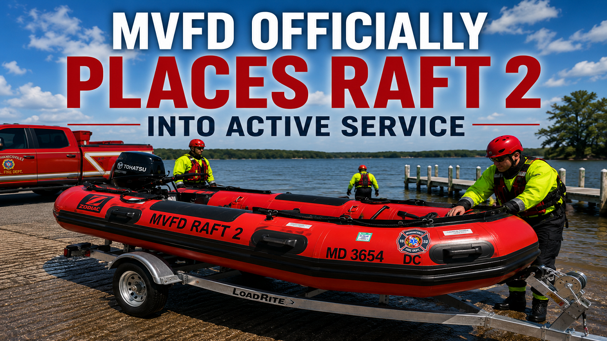 Raft 2 joins MVFD for shallow-water and flood operations