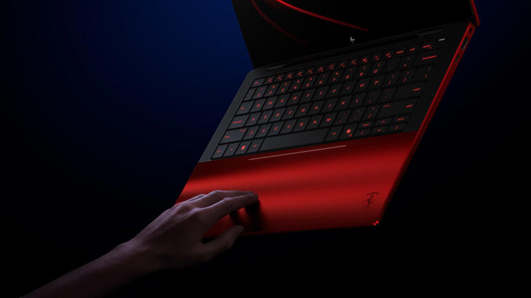 Does Ferrari's new laptop 'transcend PC design' or is it just red?