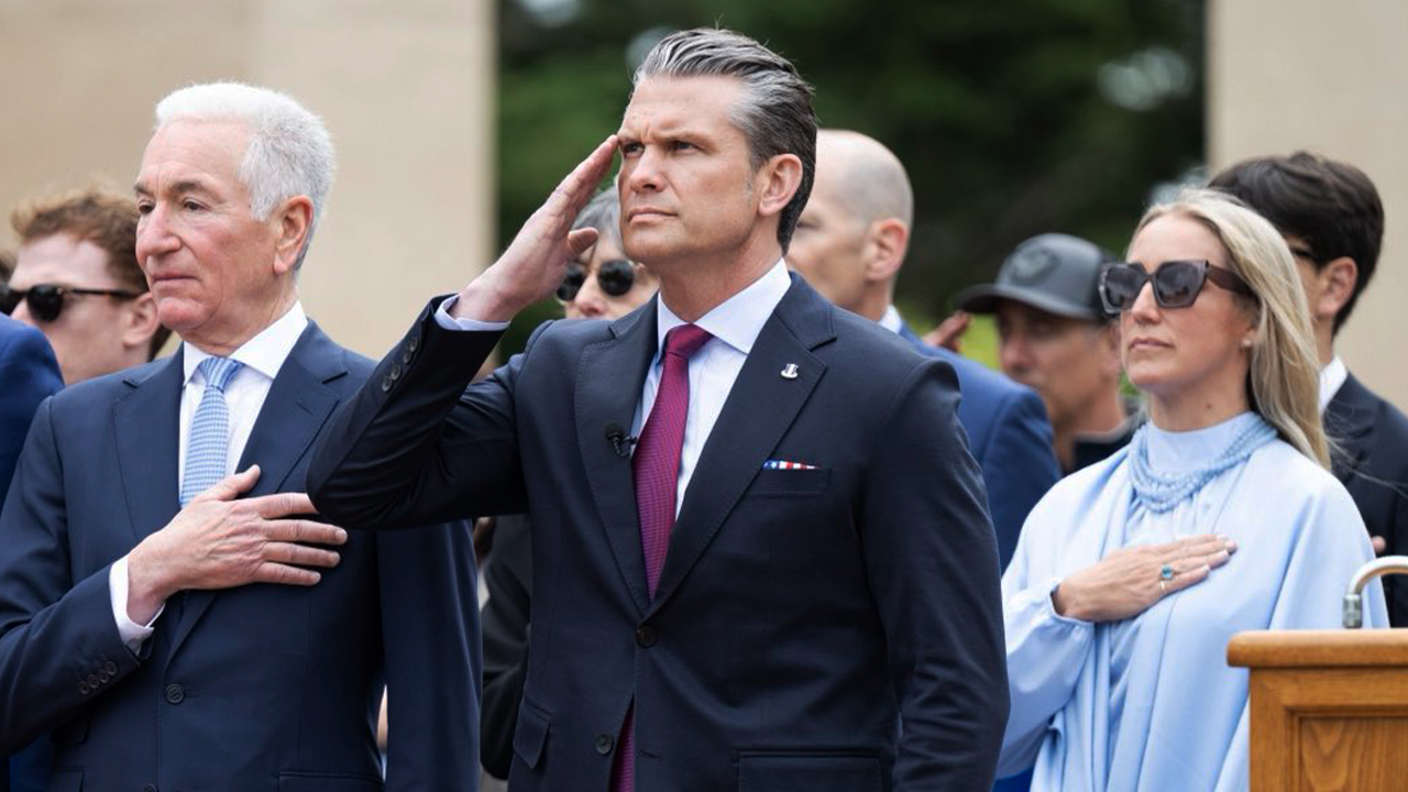 D-Day address by Hegseth draws sharp reaction during event in France