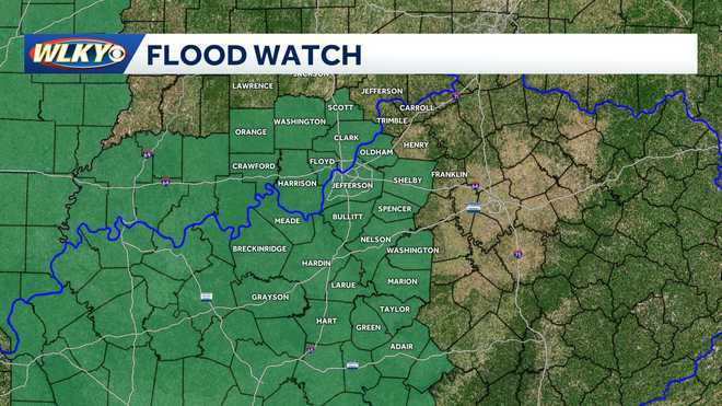 Impact weather: Flood watch through Tuesday evening as showers, storms ...