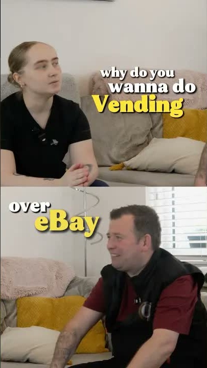 Vending machine side hustle success!