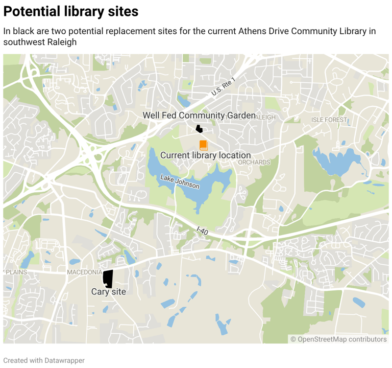 Wake County could move Athens Drive library to Cary. Locals hope it won't.