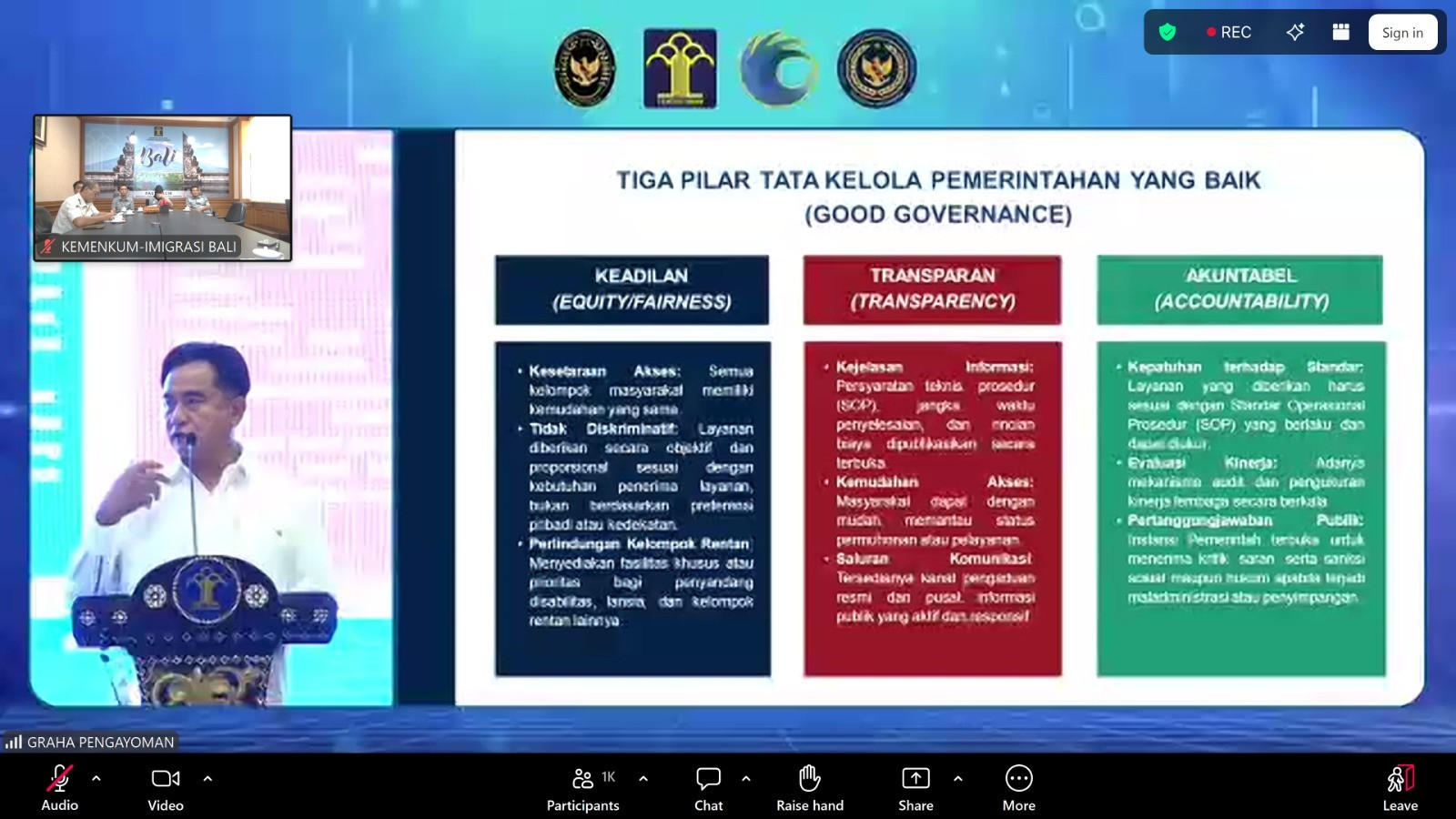 Simak tiga arahan penting Menko Yusril Ihza Mahendra, Kakanwil Eem ...