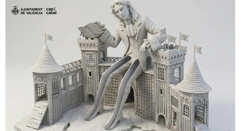 Así será el segundo Gulliver de Valencia: una figura de 8,3 metros con ...