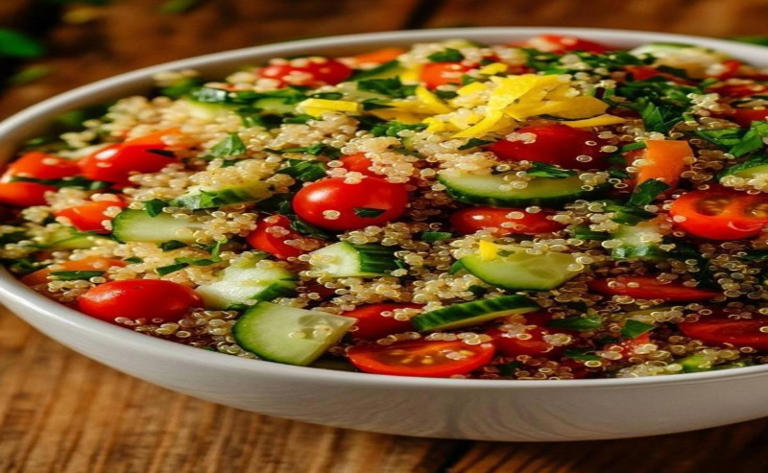 This quinoa, avocado, and chickpea salad is the protein-packed lunch ...