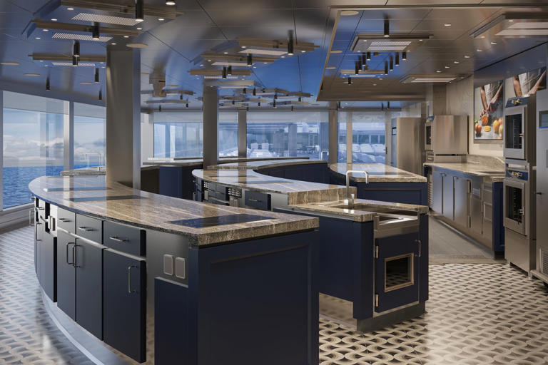 This luxury cruise ship will teach you chopping and culinary skills