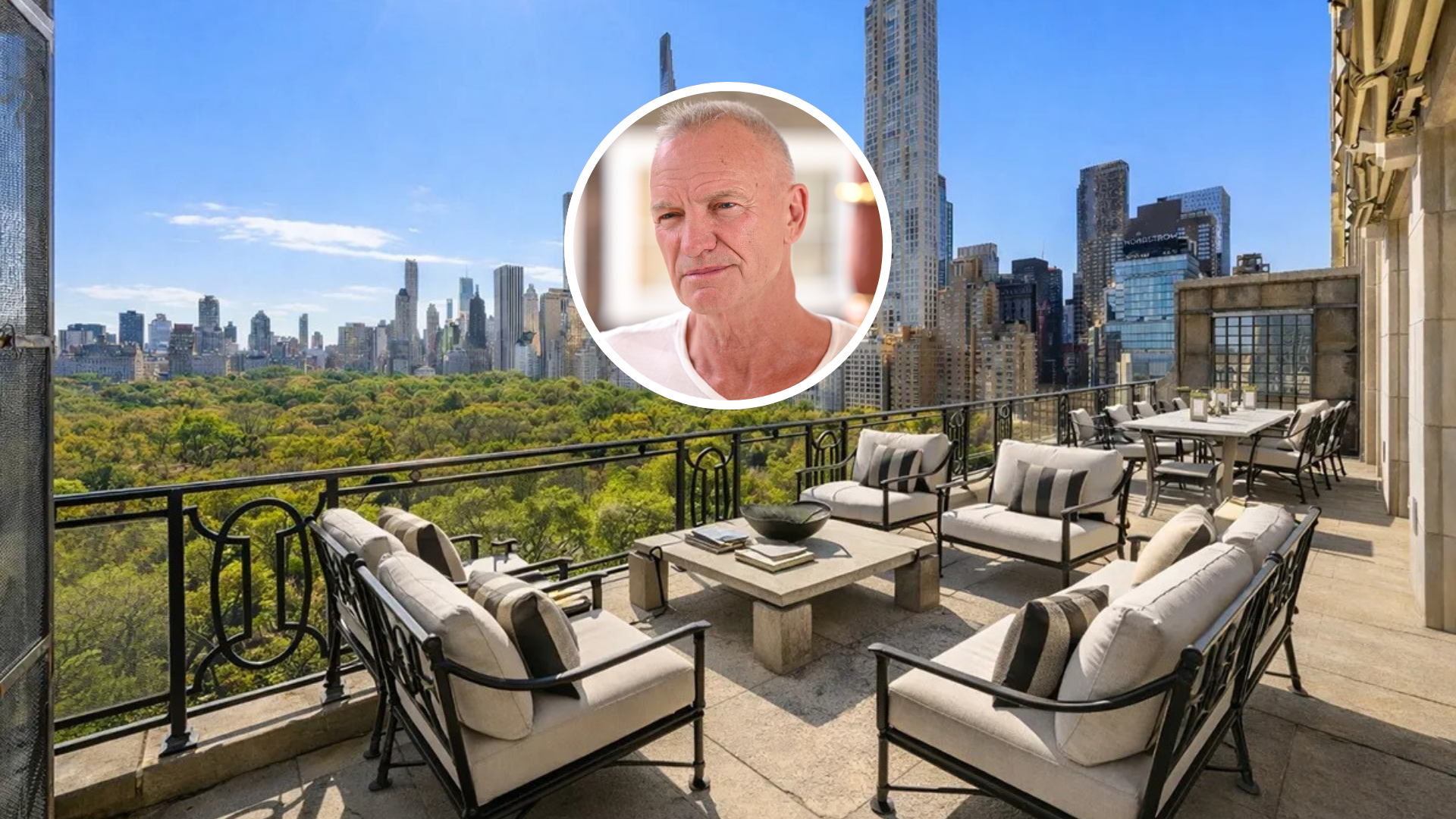 Sting’s former penthouse is on the market for $45 million