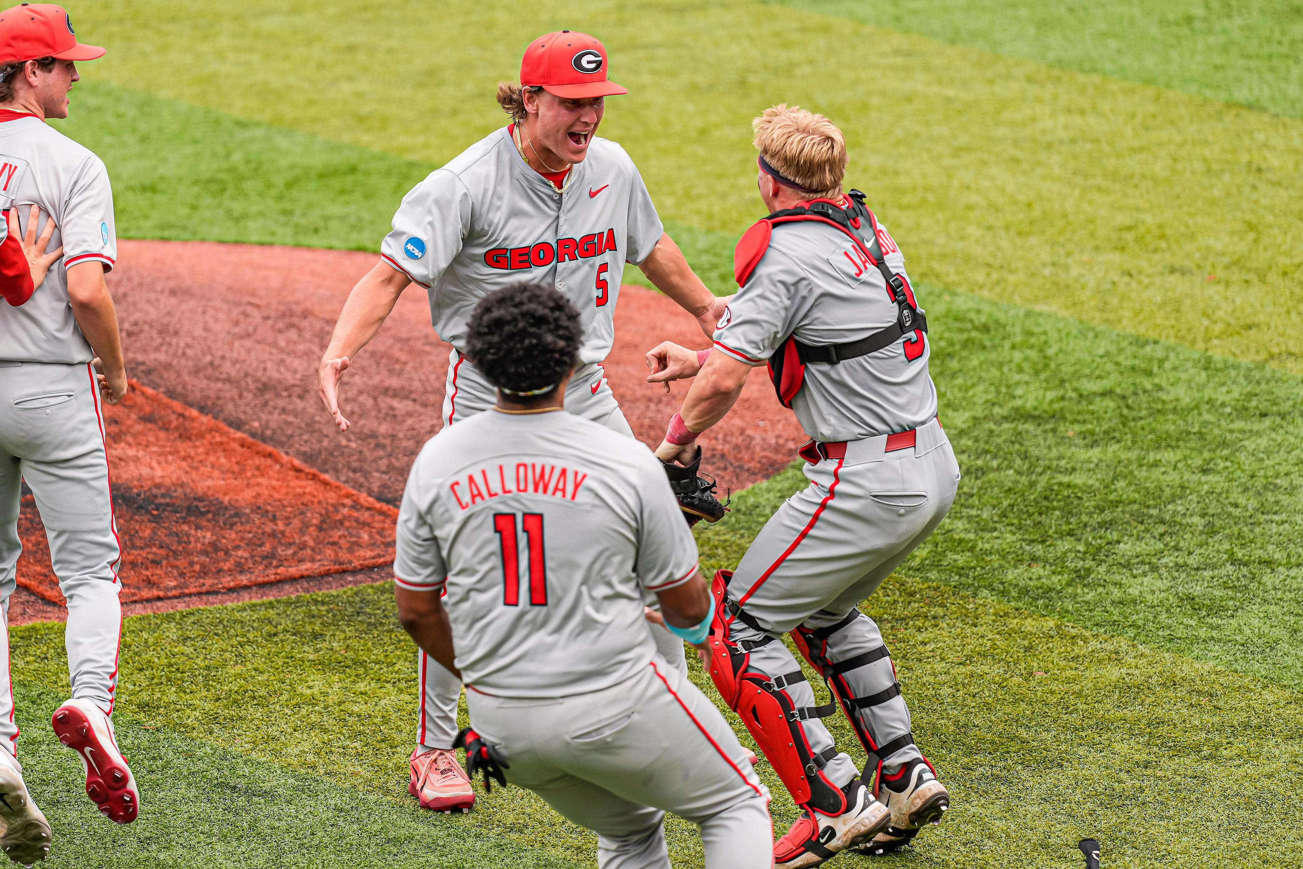 Georgia baseball reacts after returning to College World Series